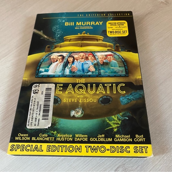 Criterion Collection | Media | The Life Aquatic With Steve Zissou Dvd 205 2disc Set Widescreen ...